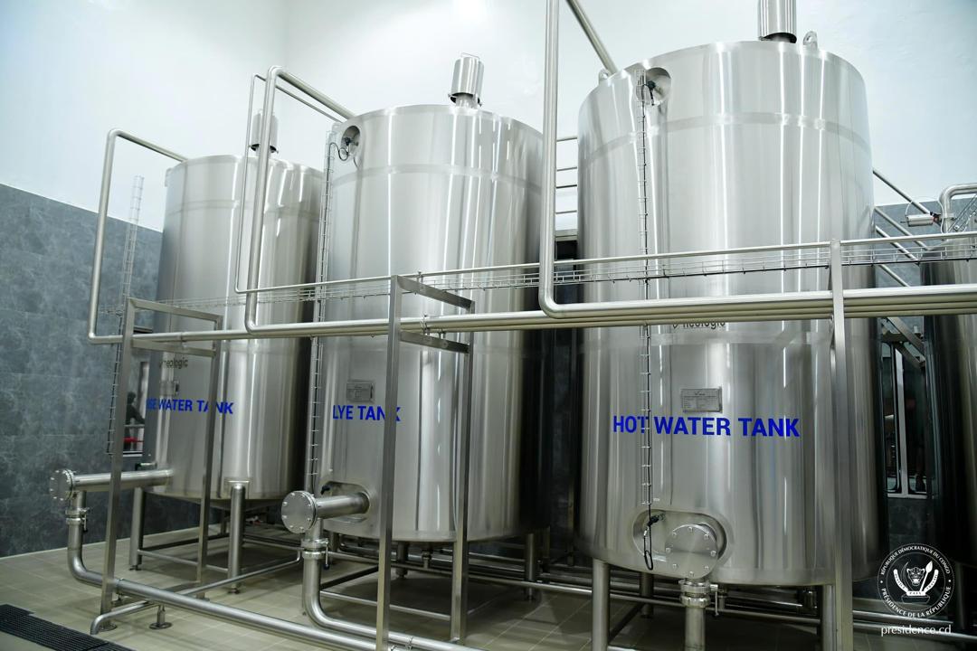 Le Président Félix Tshisekedi a inauguré ce samedi la première usine ...