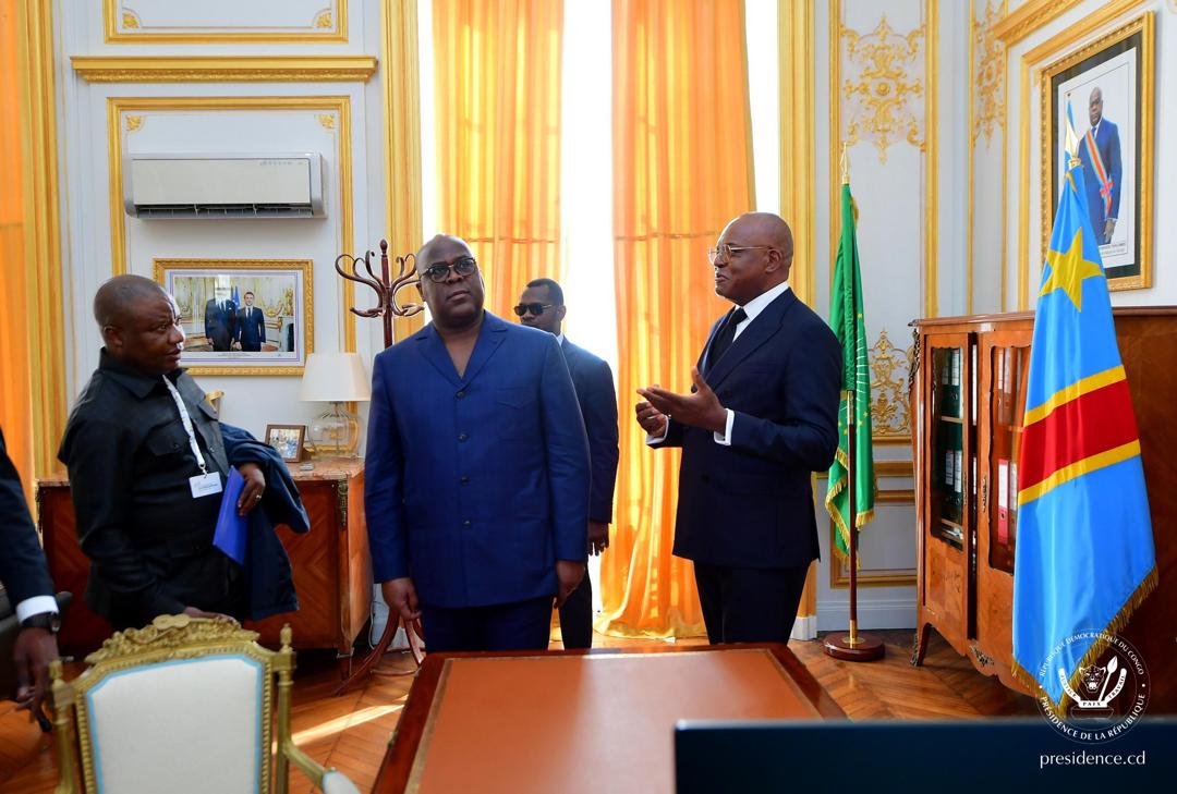 Avant de quitter la France, Le Président Félix Tshisekedi a visité l ...