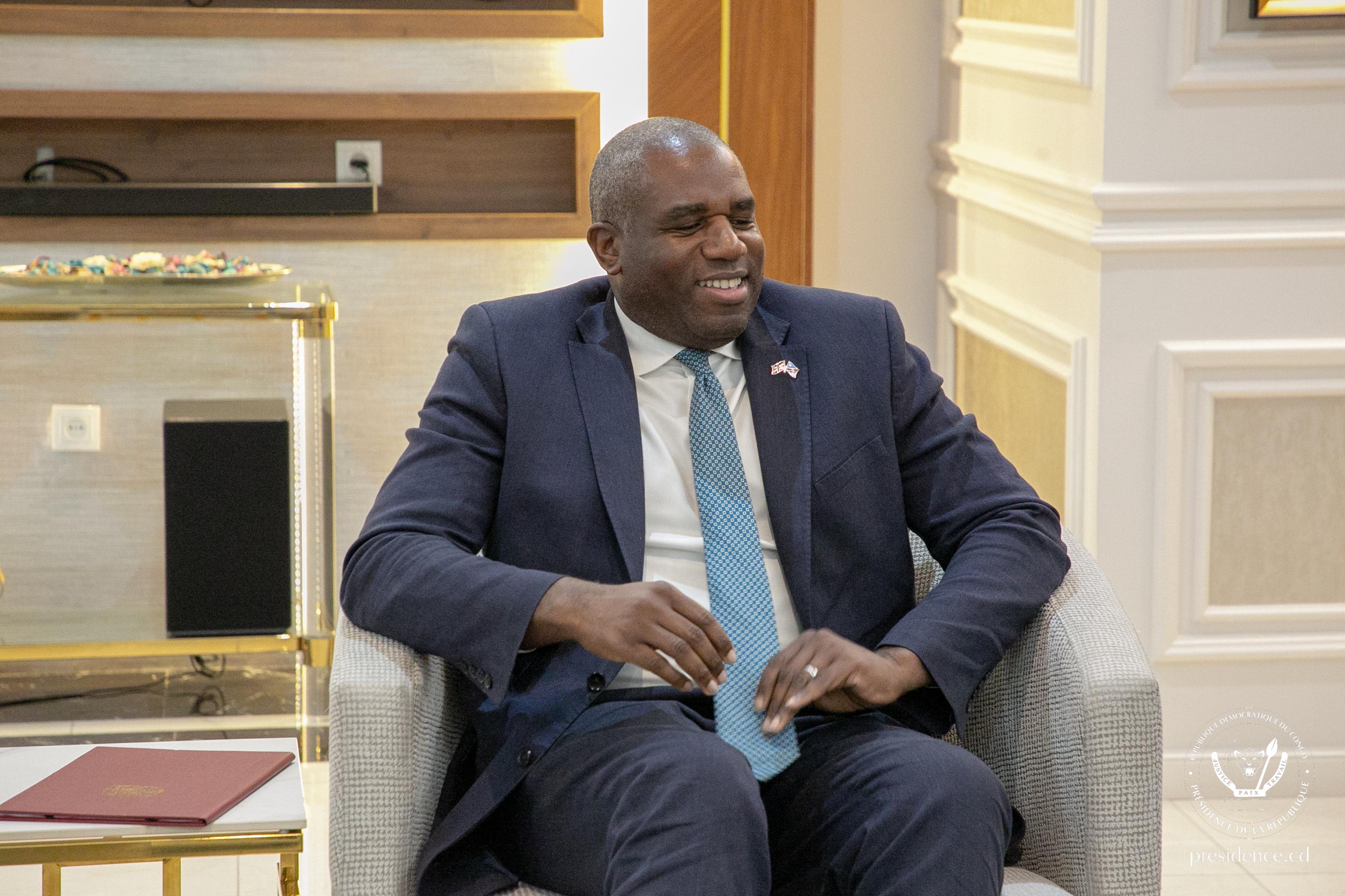 UK - RDC : Le Président Tshisekedi a reçu le ministre Britannique des ...
