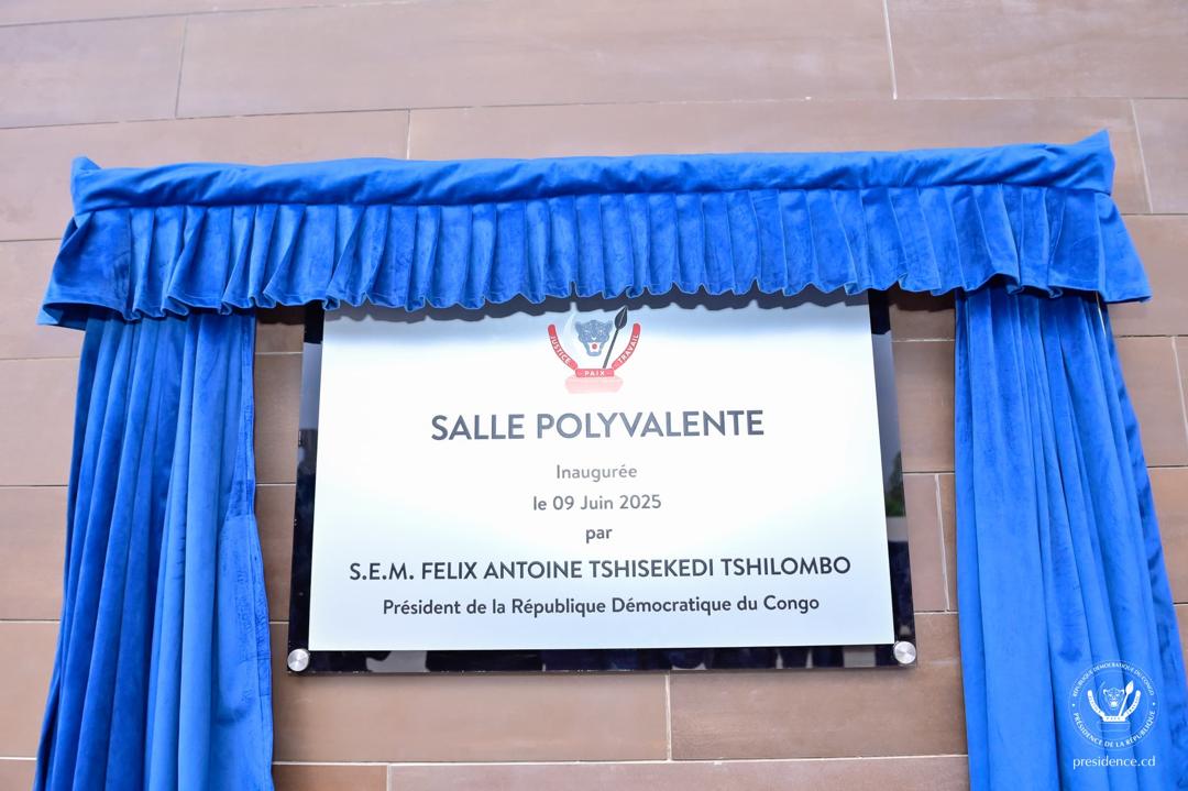 Kolwezi : Le Président Félix Tshisekedi a inauguré le centre des ...