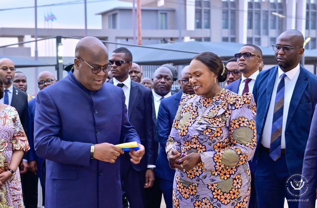 Kolwezi : Le Président Félix Tshisekedi a inauguré le centre des ...